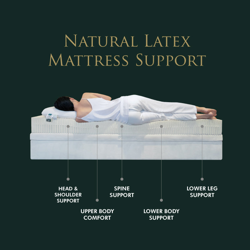 Upgraded Full Vegan Fabric Greetings V Latex Mattress – Getha Singapore ...