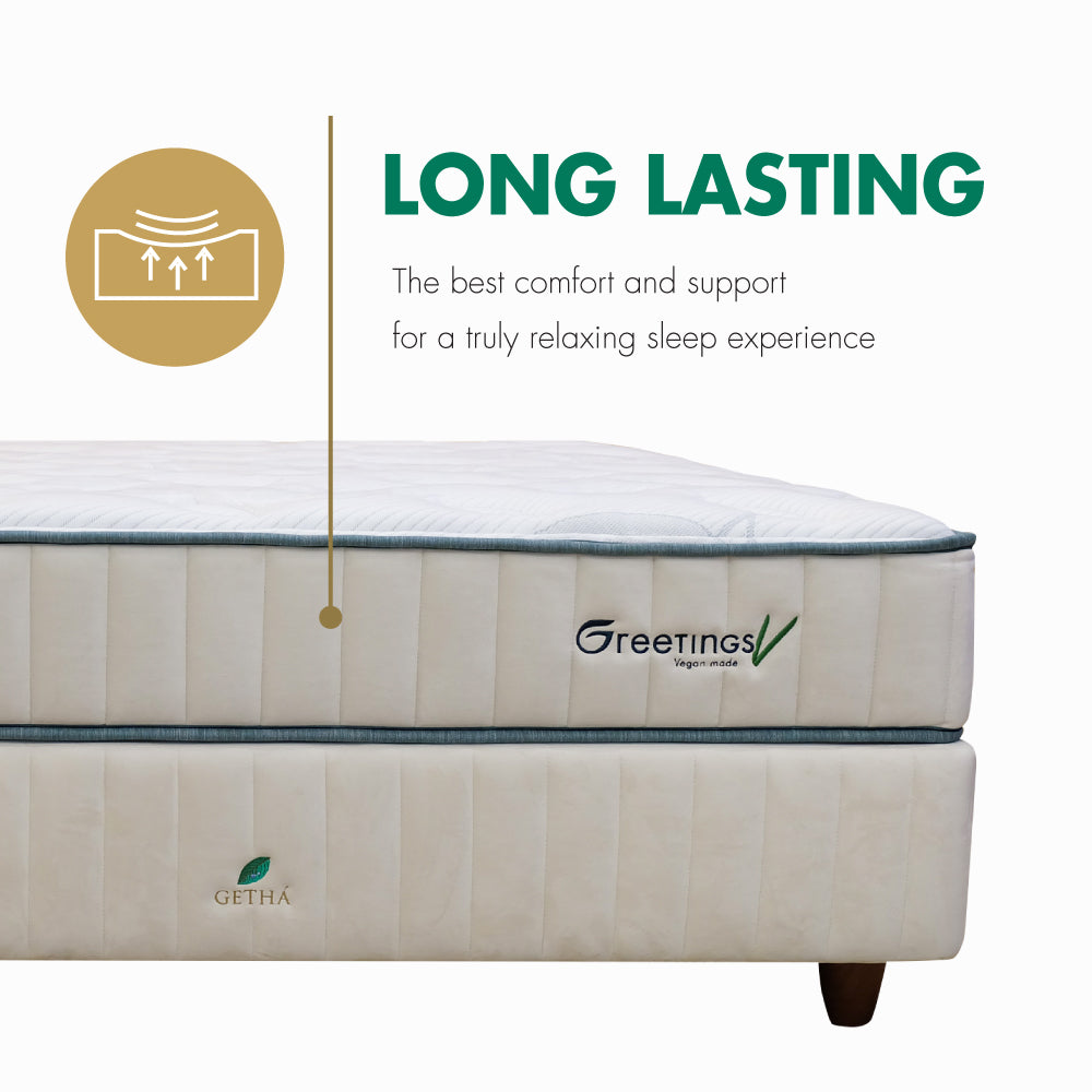 Upgraded Full Vegan Fabric Greetings V Latex Mattress – Getha Singapore ...